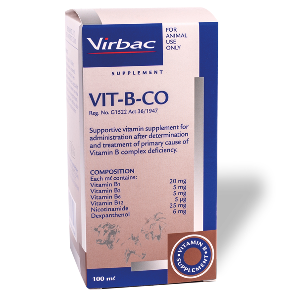 Virbac Vitamin B Co Injectable 100ml | Agrimark