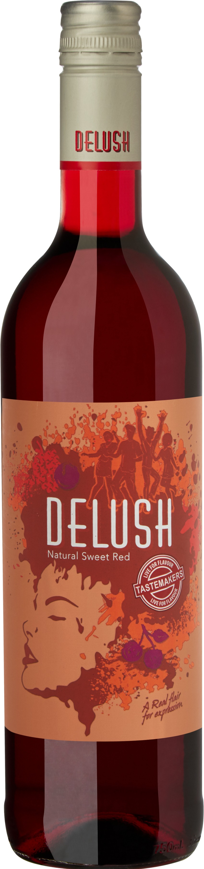 Delush Natural Sweet Red Wine 750ml | Agrimark