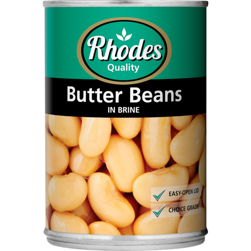 Rhodes Butter Beans 410g | Agrimark