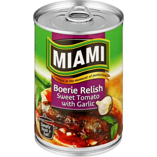 Miami Boerie Relish With Garlic 450g | Agrimark
