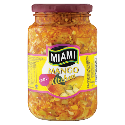 Miami Atchaar Mango Garlic 400g | Agrimark
