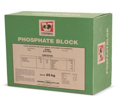 Voermol Phosphate Block 25kg | Agrimark