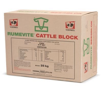 Voermol R/vite Cattle Block 25kg | Agrimark