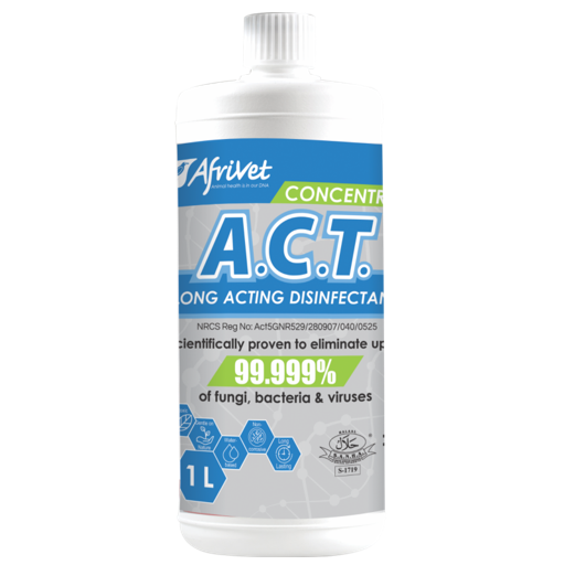 Afrivet Act Long Acting Disinfectant 1lt | Agrimark
