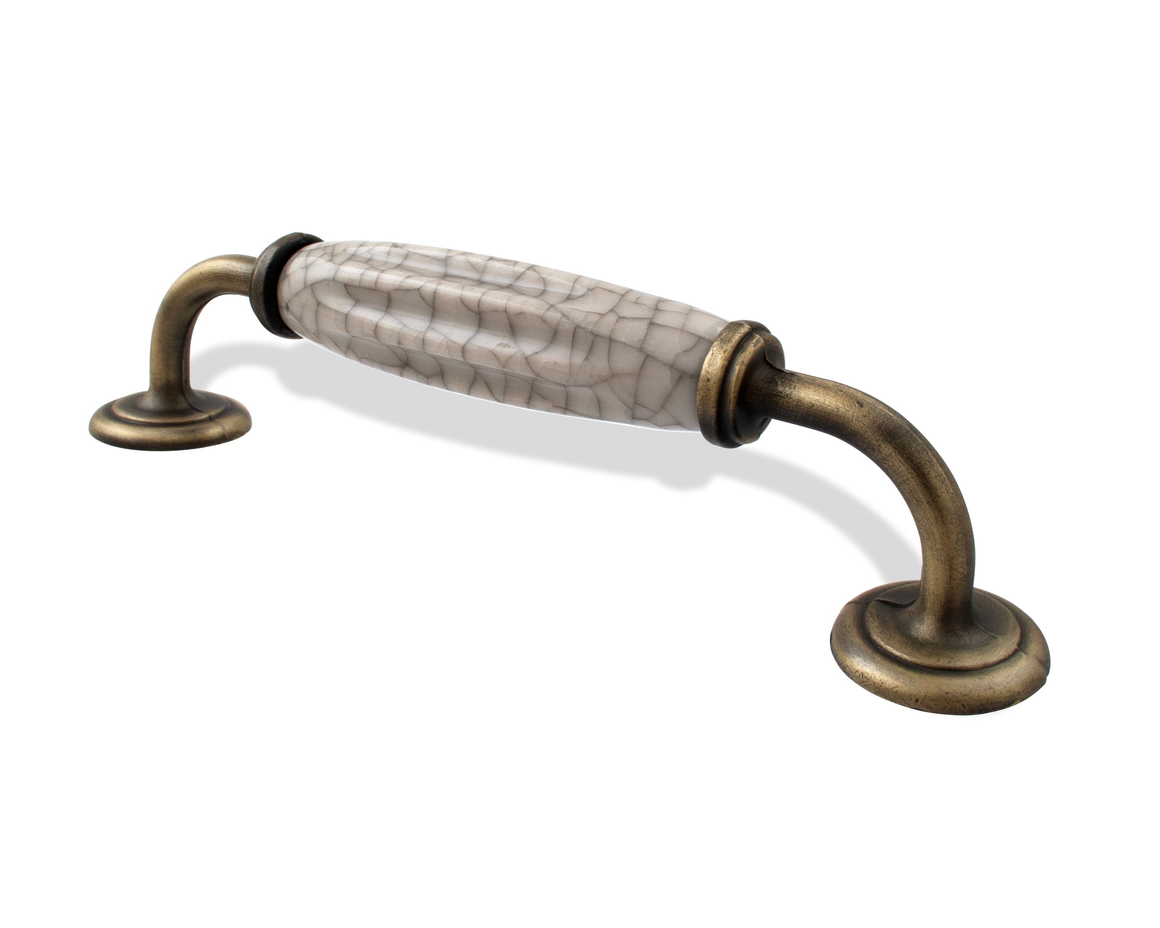 FIT Handle Victoria 128mm Antique Brass | Agrimark