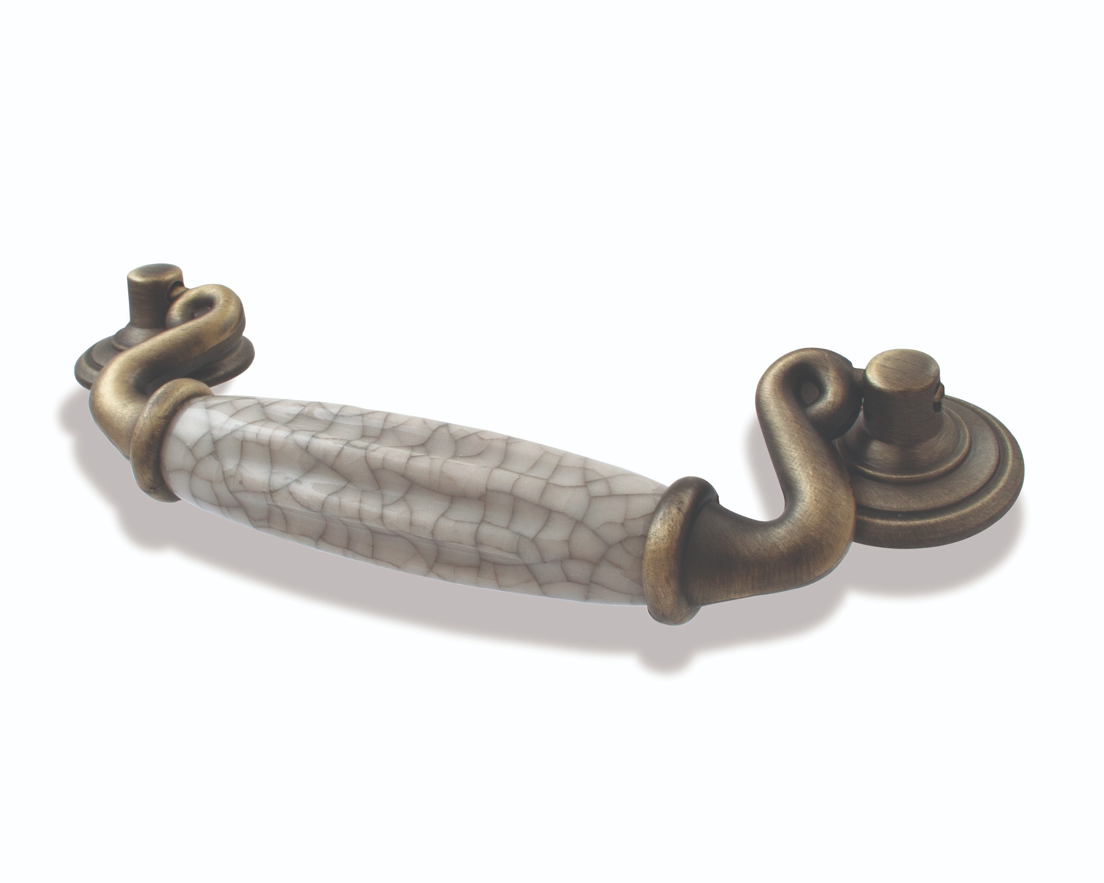 FIT Handle Victoria Drop 96mm Ant/brass | Agrimark