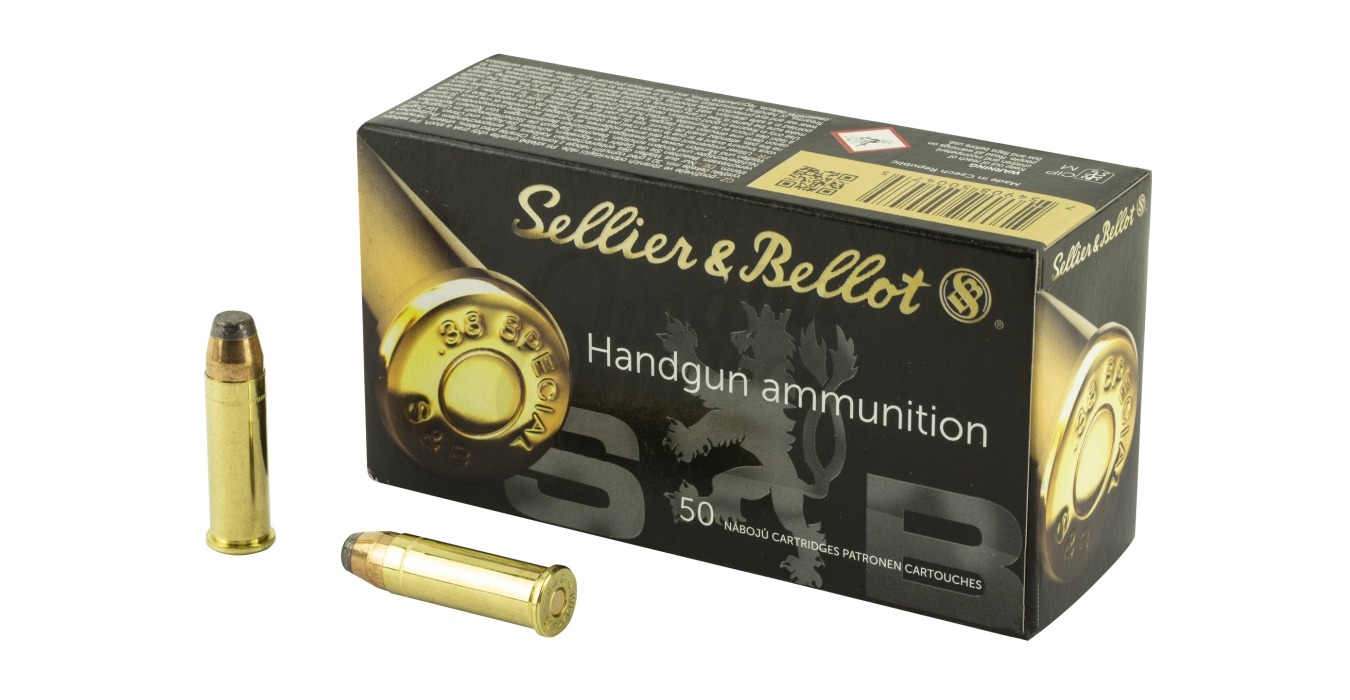 Sellier & Bellot 38 Special SP 158Gr Ammo (50) | Agrimark