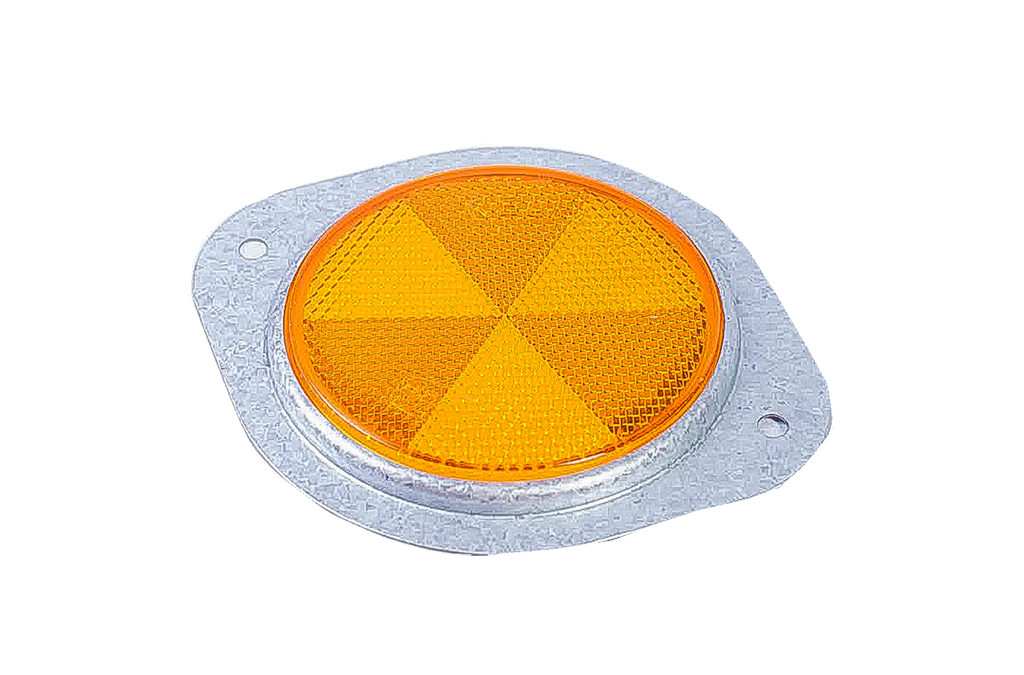 Reflector Orange Round 76mm | Agrimark
