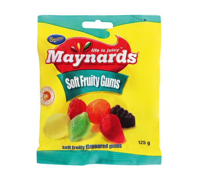 Beacon Maynards Soft Fruity Gums 125g x 24 | Agrimark