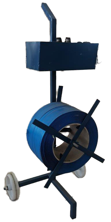 S&P Poly Strap Dispenser With Wheels | Agrimark