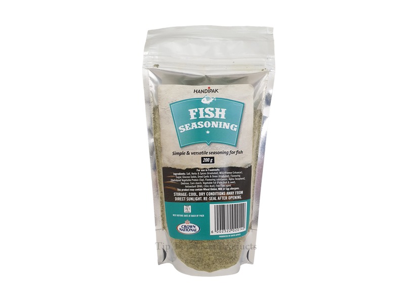 Crown Nat Fish Seasoning Handi 200g | Agrimark