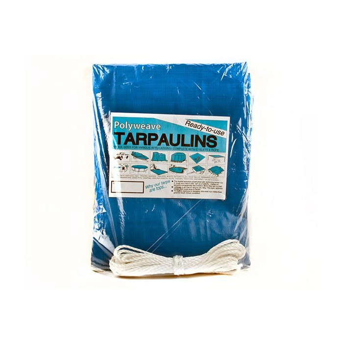Tarpaulin Polyweave 180g 6x9m Blue | Agrimark