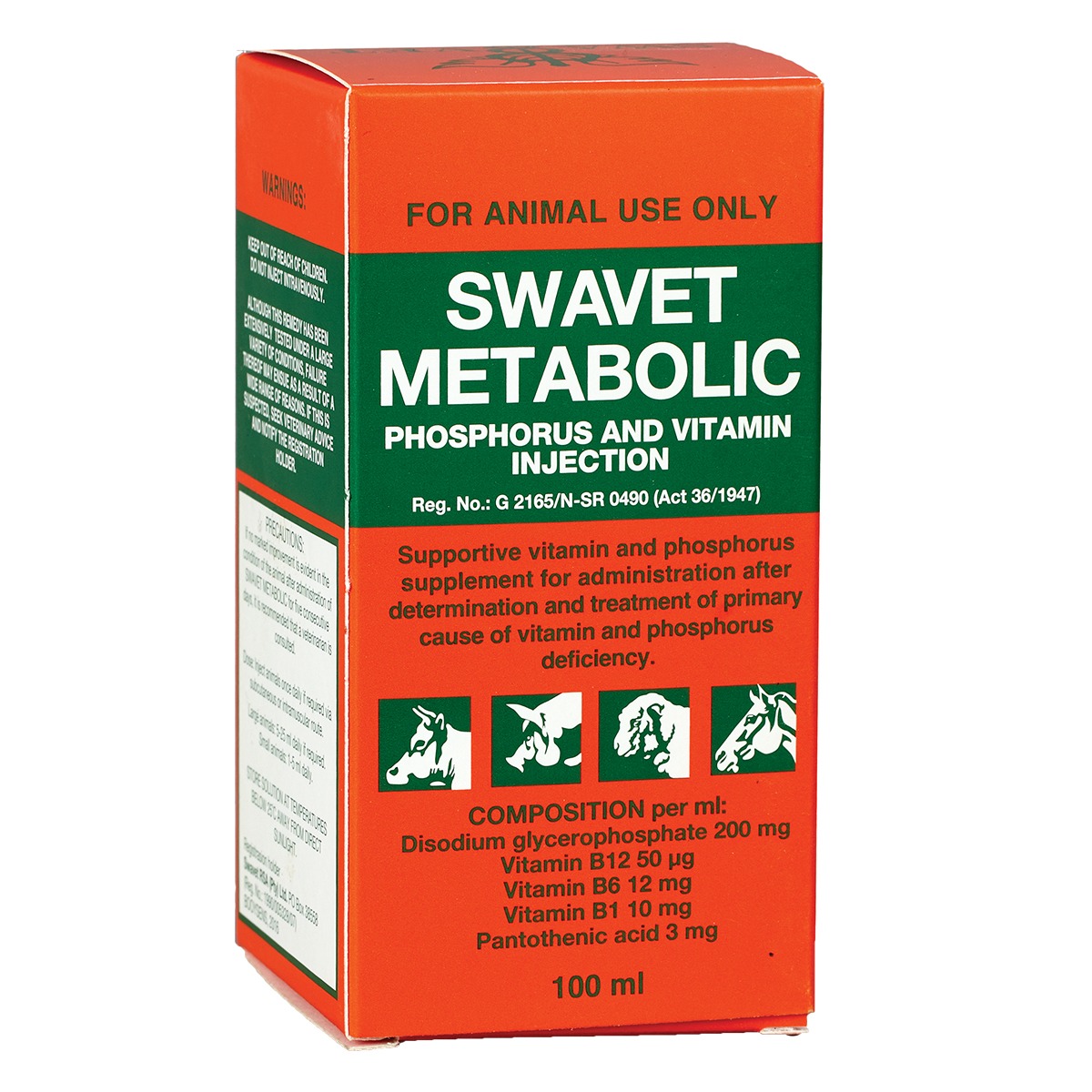 Swavet Metabolic 100ml | Agrimark