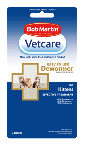 Bob Martin Kitten Dewormer Tablet 2's | Agrimark