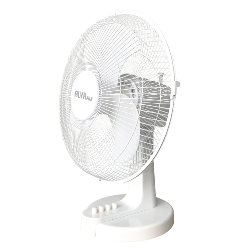 Alva Desk Fan White 30cm | Agrimark