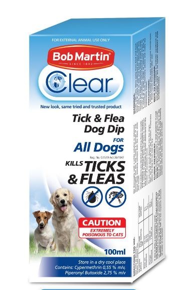Bob Martin Dog Dip 100ml | Agrimark