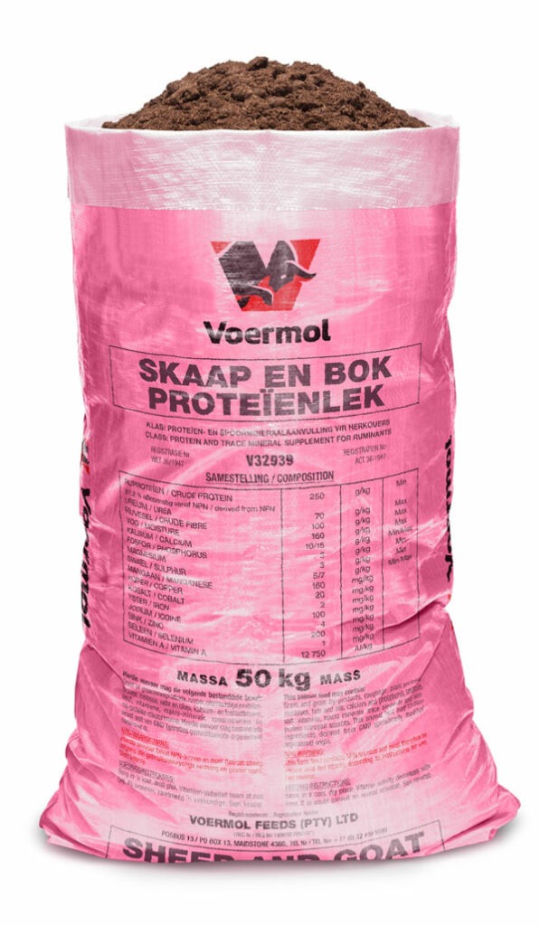 Voermol Sheep & Goat Protein Lick 50kg | Agrimark