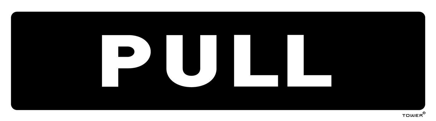 Tower ABS Pull - Horizontal Sign 180x50mm | Agrimark