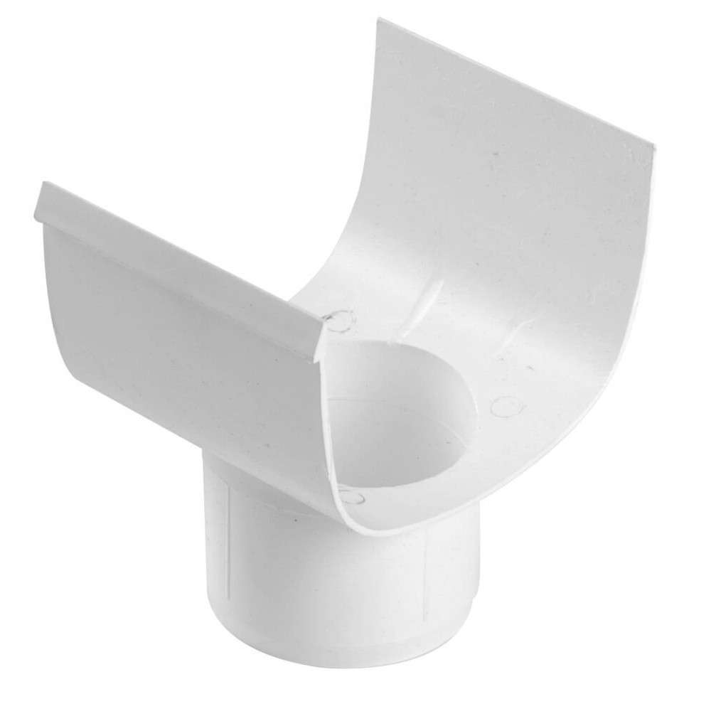 Pvc Gutter D-shape Outlet Square | Agrimark