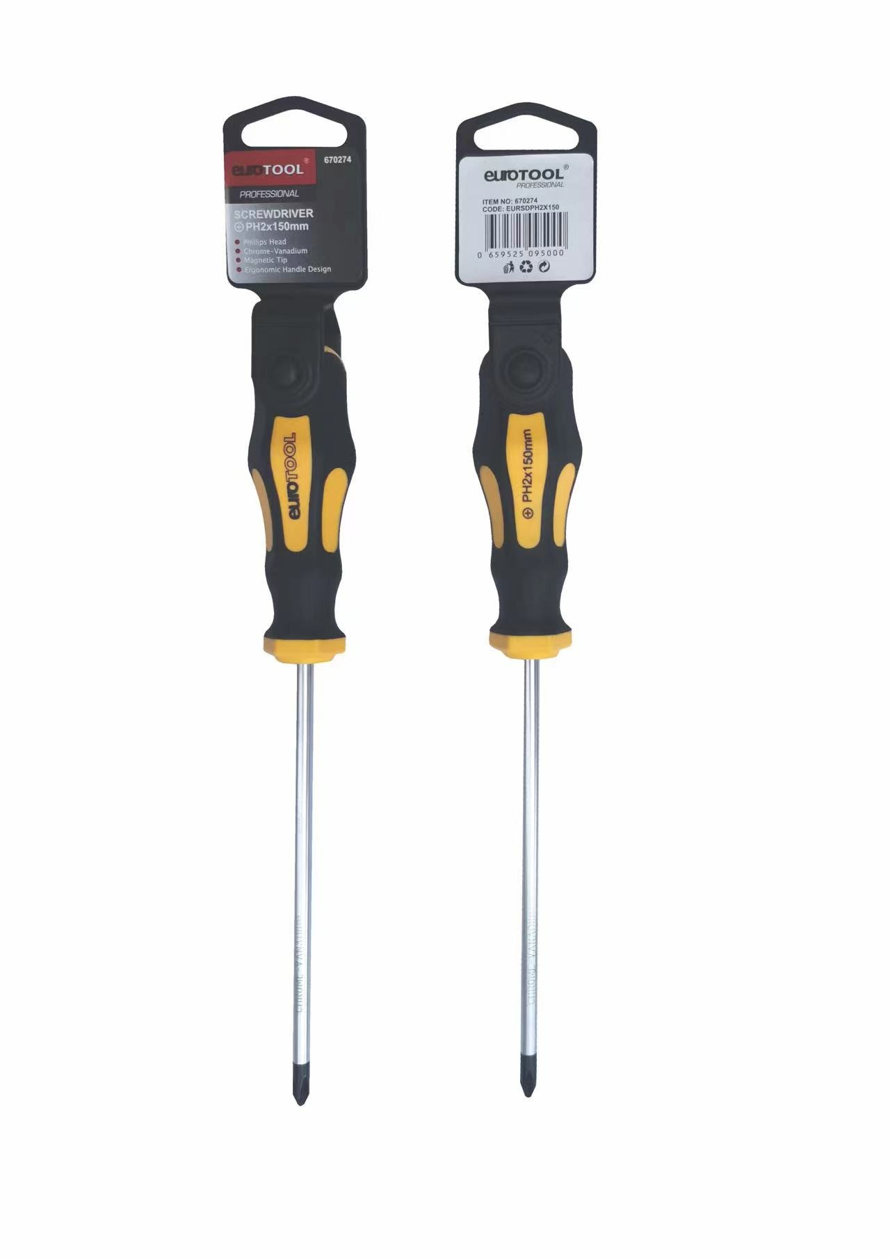 Eurotool Screwdriver Ph2x150yellow1pc | Agrimark