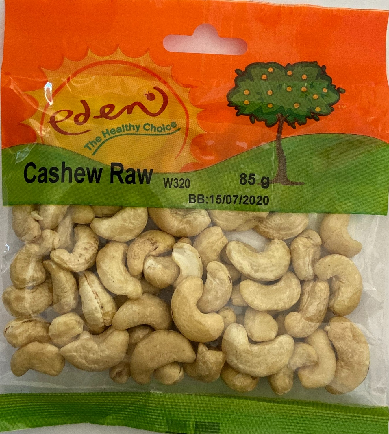 Eden Cashews Raw 85g | Agrimark