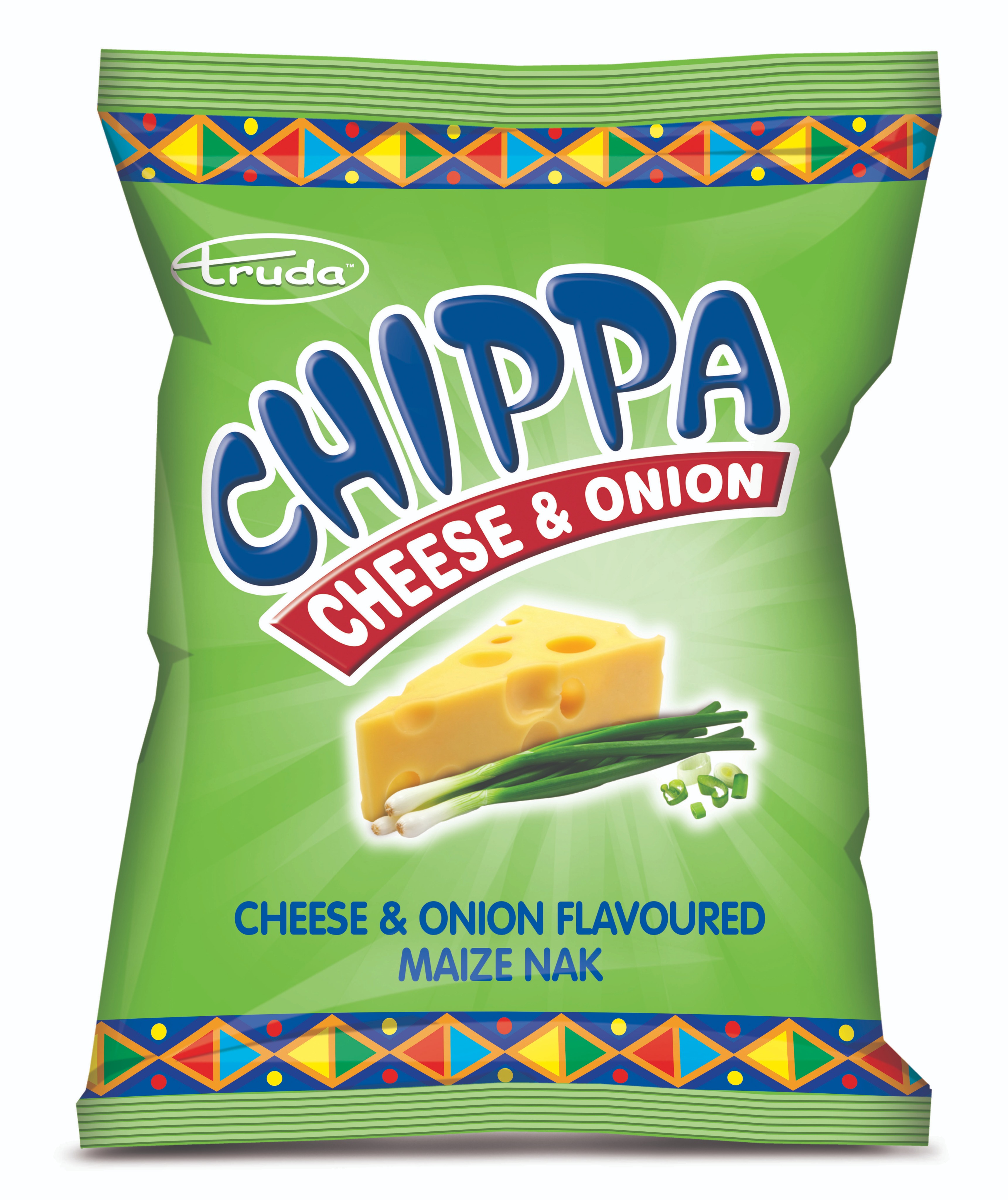 Chippa Maize Naks Cheese & Onion 135g | Agrimark