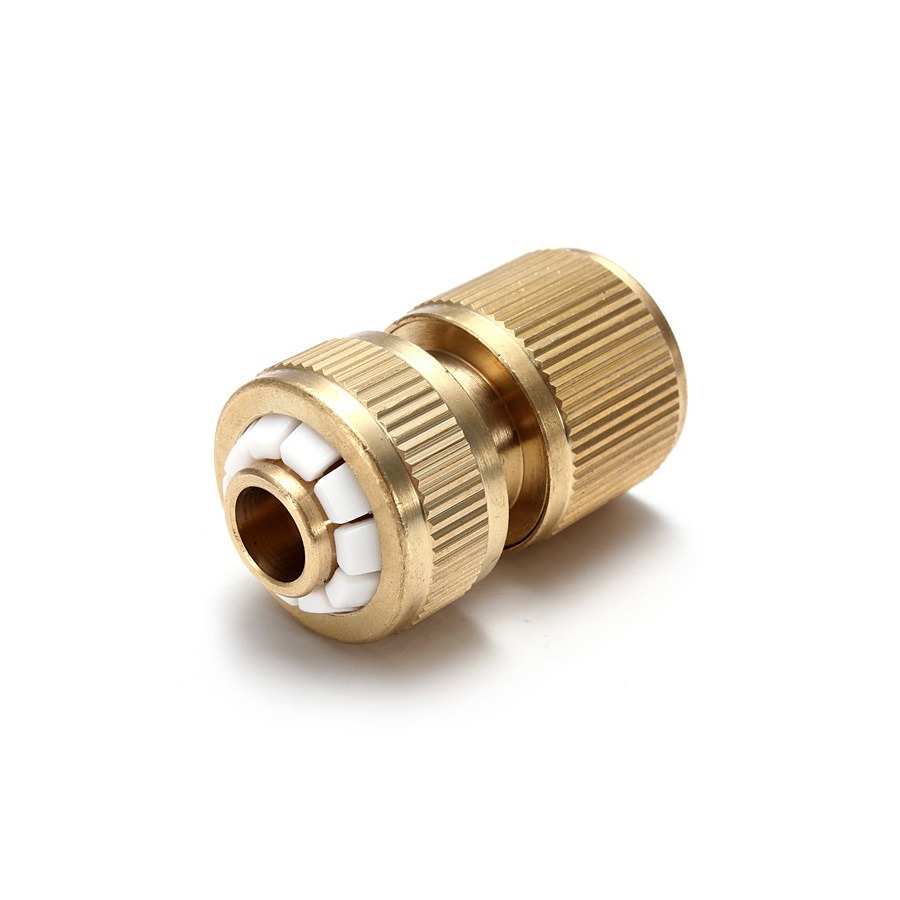 Brass Straight Coupling 2-way | Agrimark