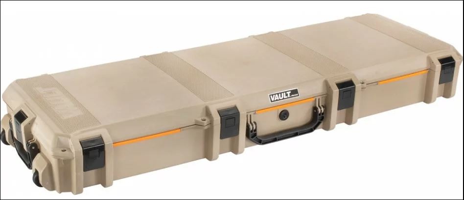 Pelican Vault V800 Double Rifle Case Tan | Agrimark