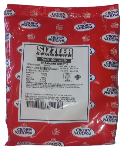 Crown Nat Wors Sosatie 500g | Agrimark