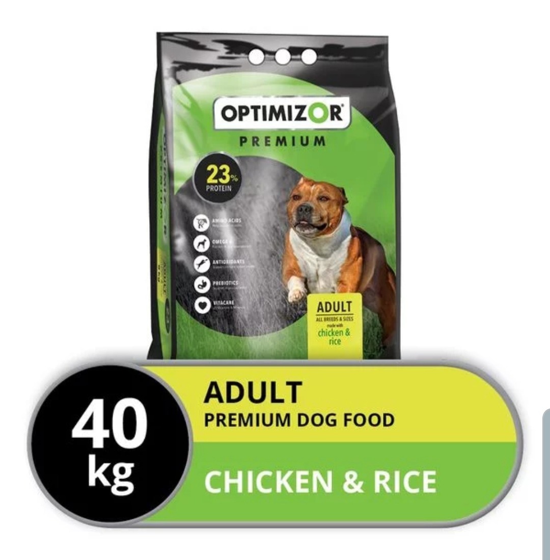 Optimizor Premium Dog Food Chicken & Rice 40kg | Agrimark