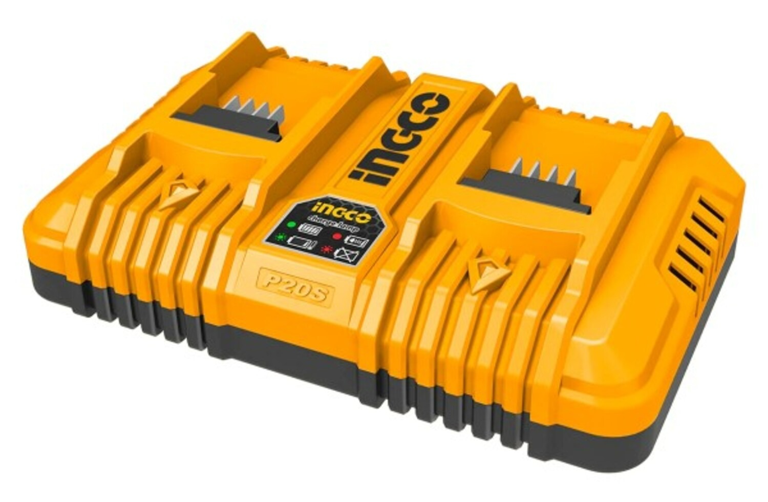 Ingco Dual Fast Charger Orange 20V | Agrimark
