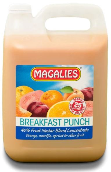 Magalies Breakfast Punch 40% 5L | Agrimark