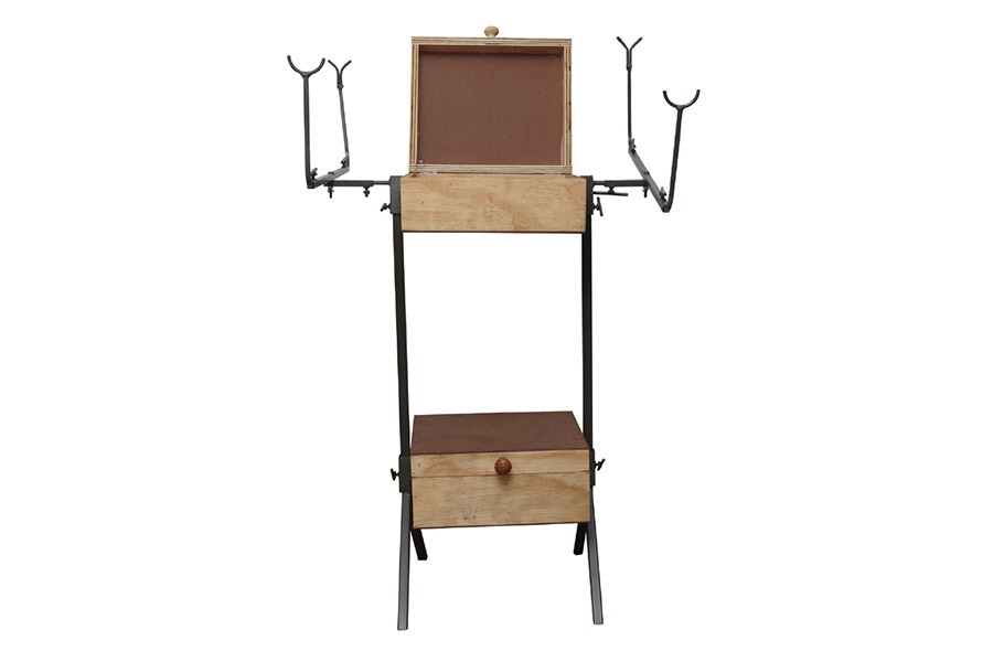 Iron Worx Double Medium Stand With Boxes | Agrimark