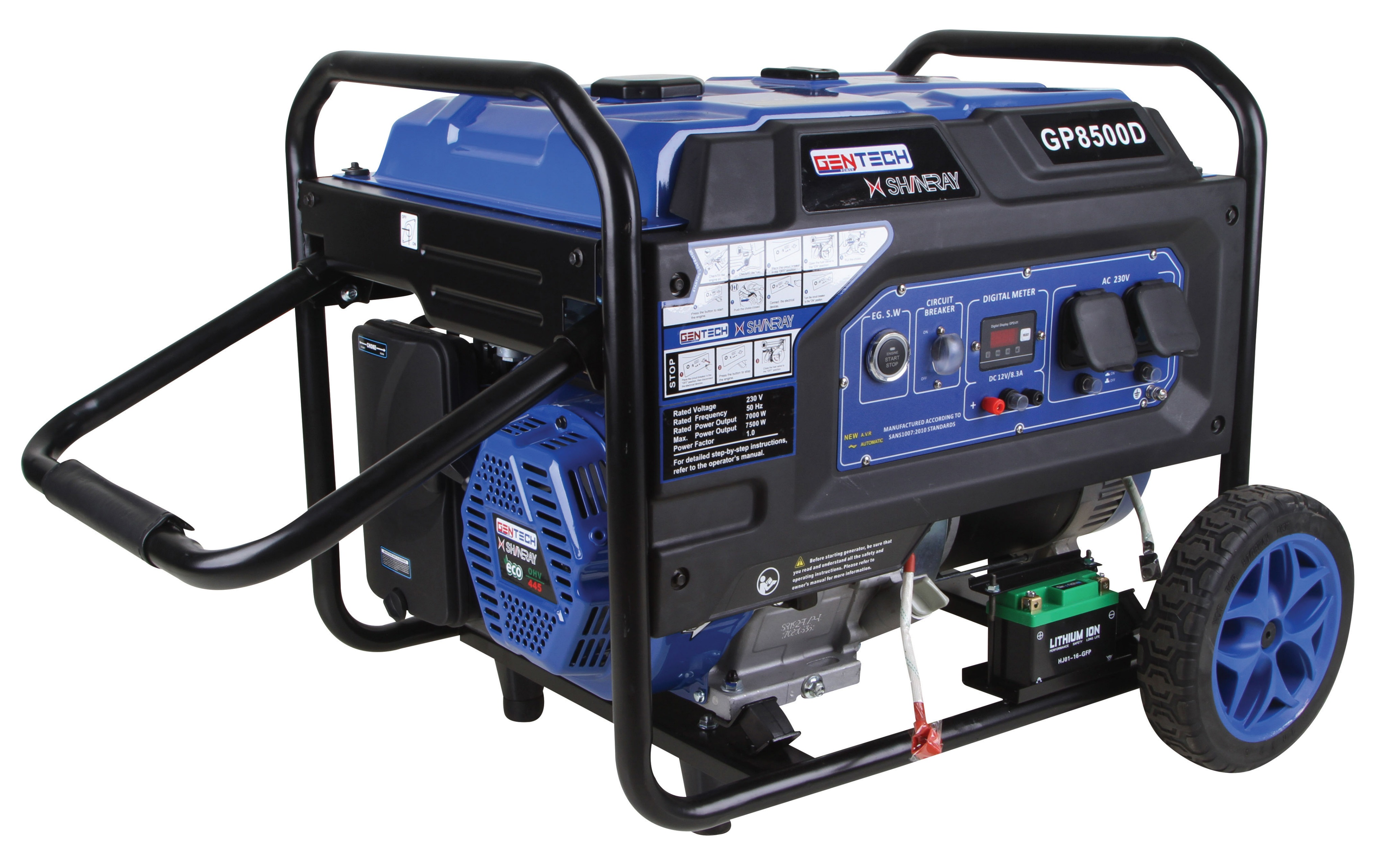 Gentech Power Generator Electric 7.5KVA | Agrimark