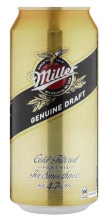 Miller Genuine Draft Can 440ml | Agrimark