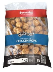 Chicken Tizers Southern Style Pops Original 1kg | Agrimark