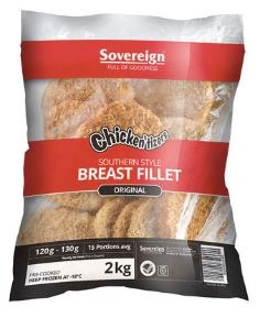 Chicken Tizers Southern Style Breast Fillet 2kg | Agrimark