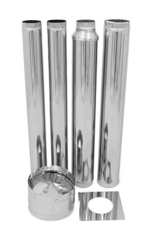 Megamaster Stainless Steel Flue Kit 150mm | Agrimark