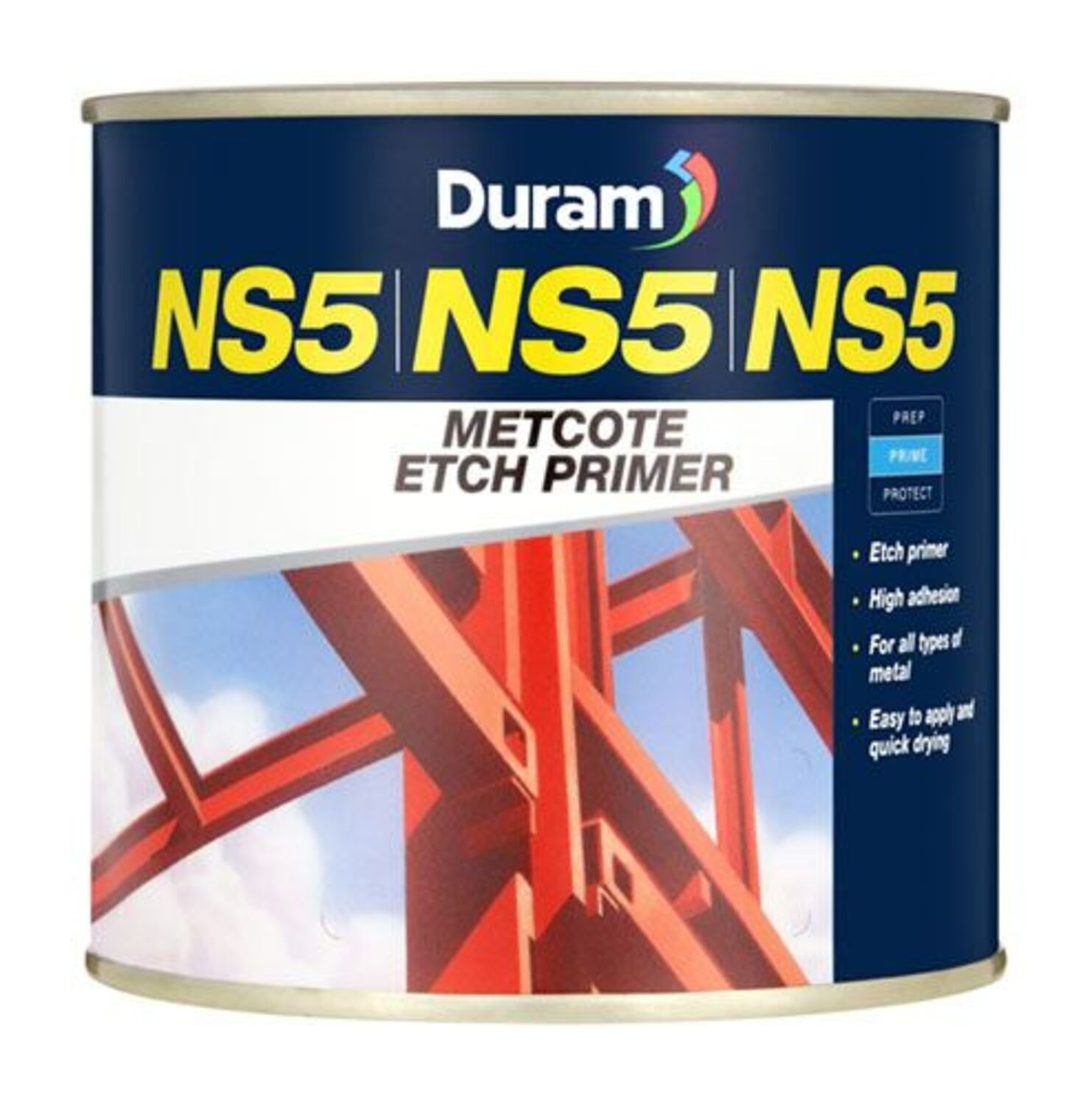 Duram NS5 Metal Etch Primer Red 500ml | Agrimark
