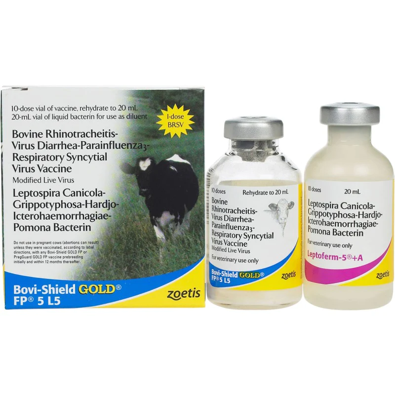 Zoetis Bovi-shield Gold 5 10 Dose (20ml) | Agrimark