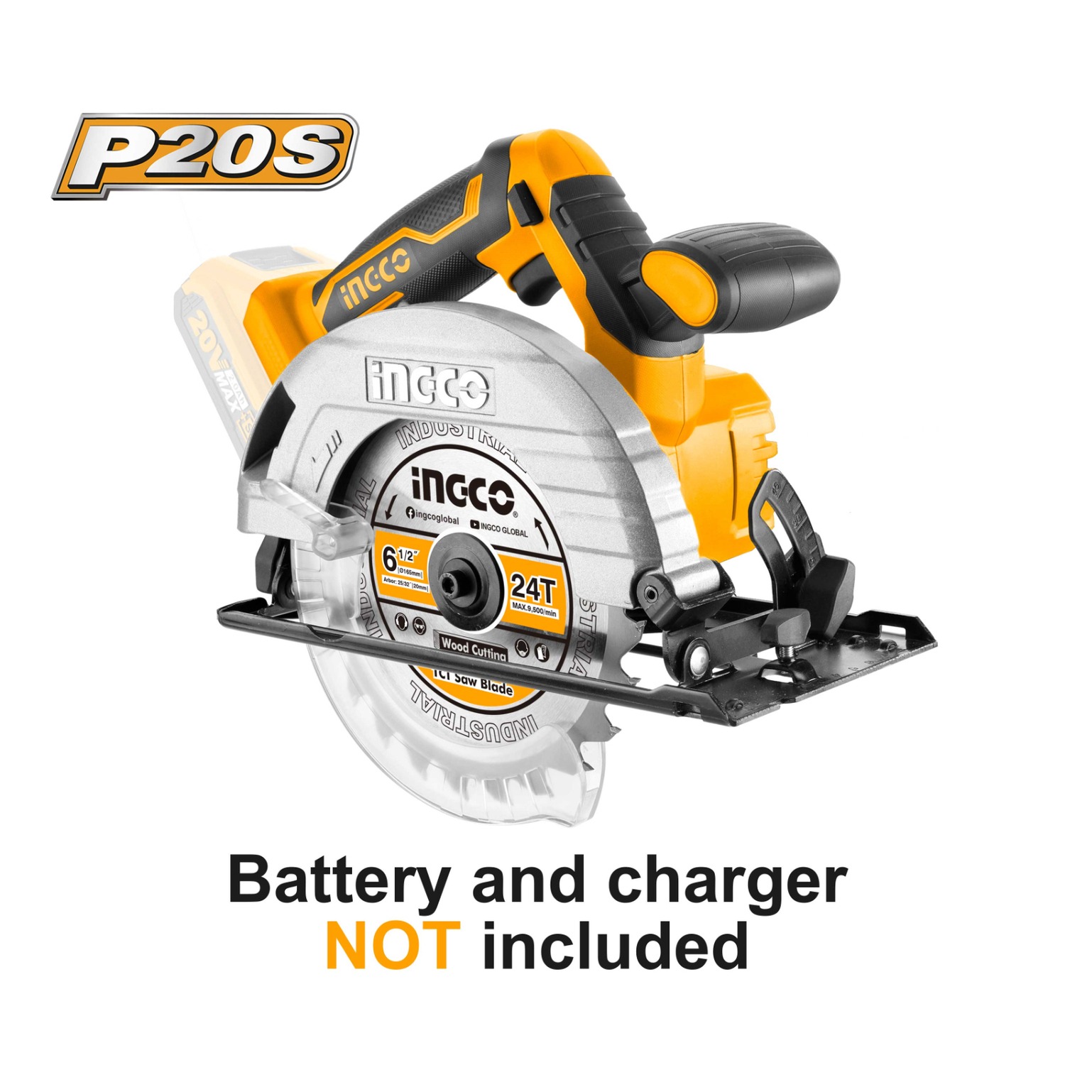 Ingco Cordless Circular Saw 20V | Agrimark