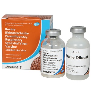 Zoetis Vaccine Inforce 3 50 Doses 100ml | Agrimark