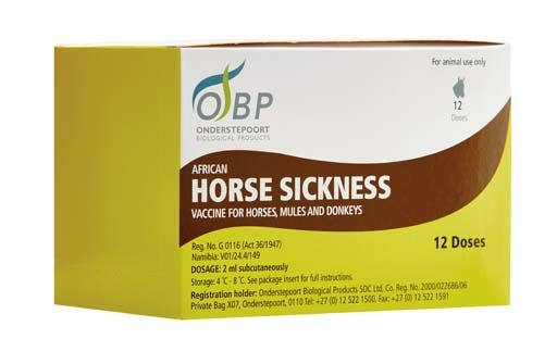 Obp Vaccine Horse Sickness 2 X 1ml | Agrimark