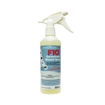 F10 Germicidal Wound Spray + Dye 500ml | Agrimark