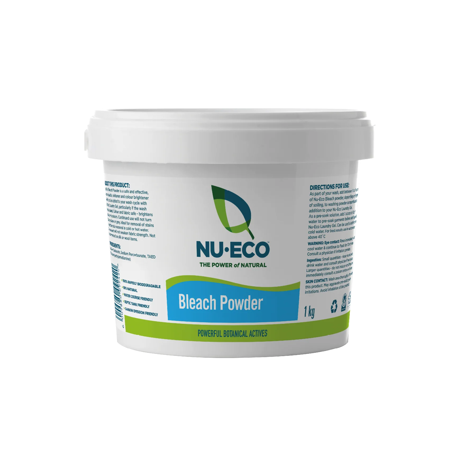 Nu Eco Bleach Powder 1kg | Agrimark
