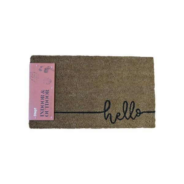 Step Mat Coir N/prntd-helloonly 70x40x15 | Agrimark