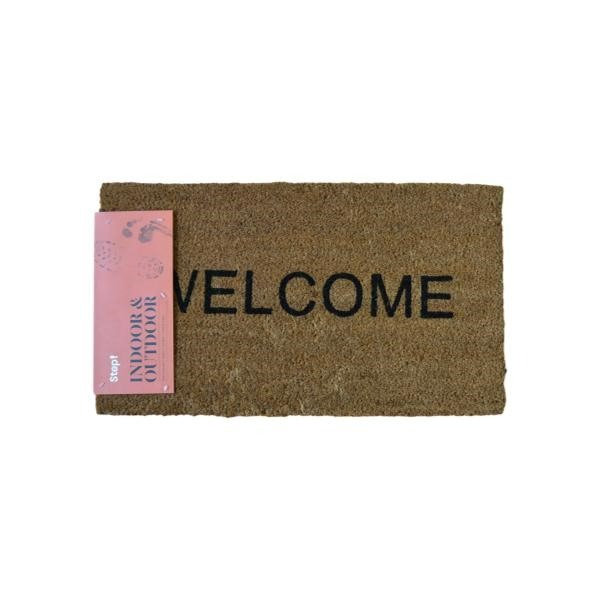 Step Mat Coir N/prntd-welc Only 70x40x15 | Agrimark