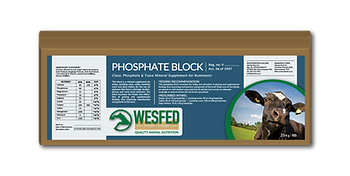 Wesfed Phosphate Block 25kg | Agrimark