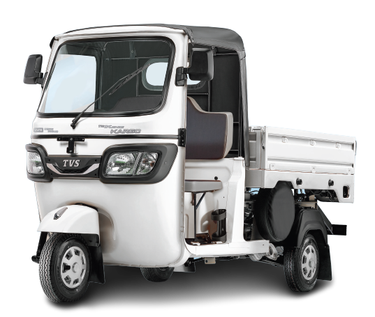 TVS 3-WHEEL WHITE KING CARGO GK 225CC NEW | Agrimark