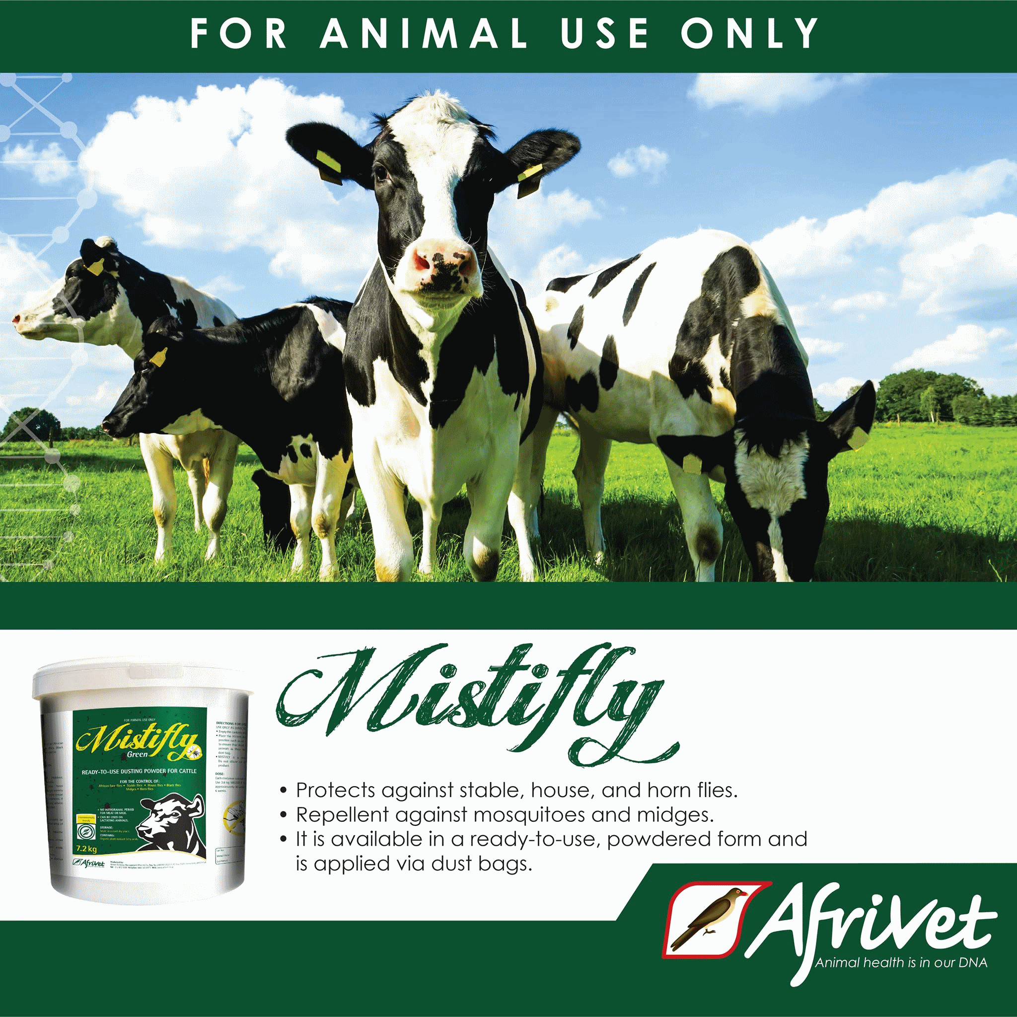 Afrivet Mistifly Green 7.2kg | Agrimark